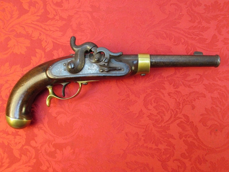 219 - SCARCE GERMAN PRUSSIAN MODEL 1850 UNIT MARKED CAVALRY PISTOL ...