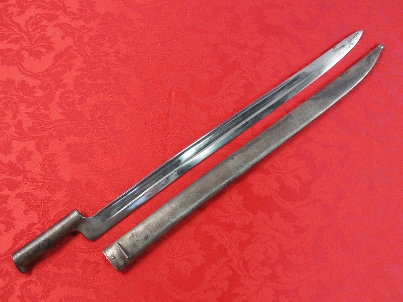 VERY RARE FRENCH 19th CENTURY PERRIN CARBINE BAYONET - Antiquefirearms