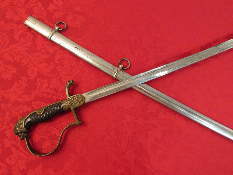 827 - NICE GERMAN WW1 or WW2 GENERAL OFFICER PRESENTATION SWORD ...